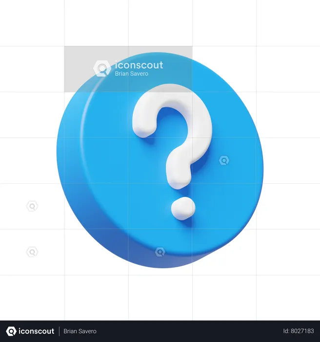 Question Mark 3D Icon download in PNG, OBJ or Blend format Question Mark 3D Icon download in PNG, OBJ or Blend format