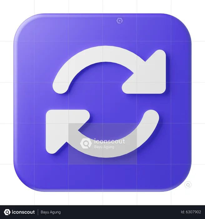Refresh Button 3D Icon - Free Download User Interface 3D Icons | IconScout