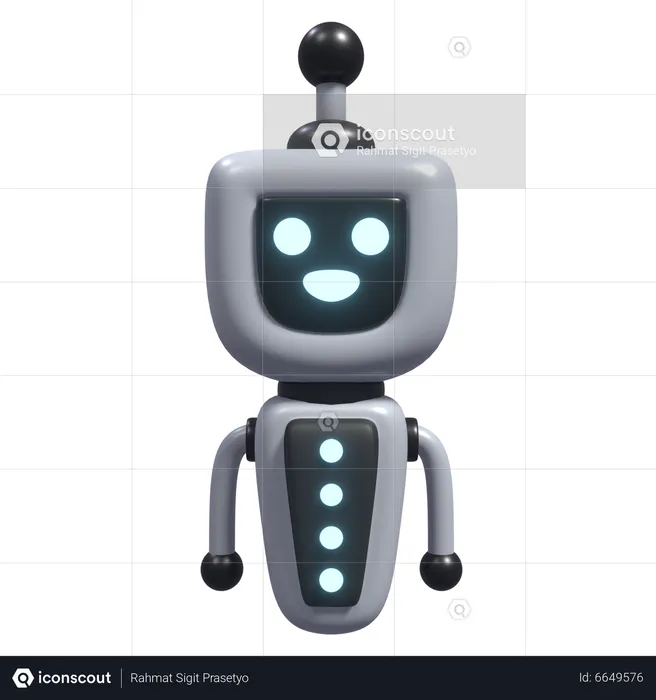 Robot 3D Icon - Free Download Science & Technology 3D Icons | IconScout