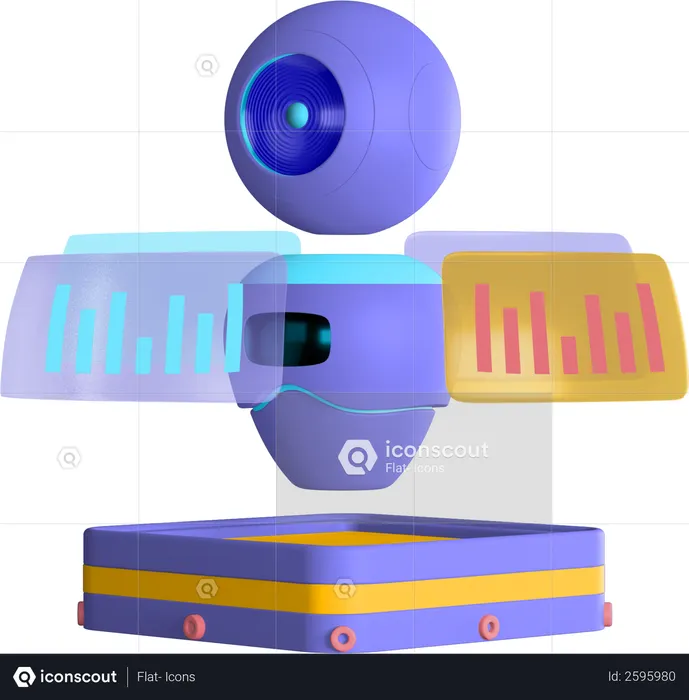 Robot 3D Illustration - Free Download User Interface 3D Illustrations ...