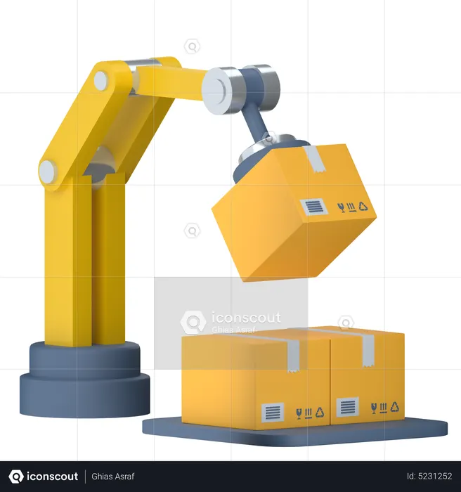 Robotic Arm Sorting Package 3D Icon download in PNG, OBJ or Blend format Robotic Arm Sorting Package 3D Icon download in PNG, OBJ or Blend format