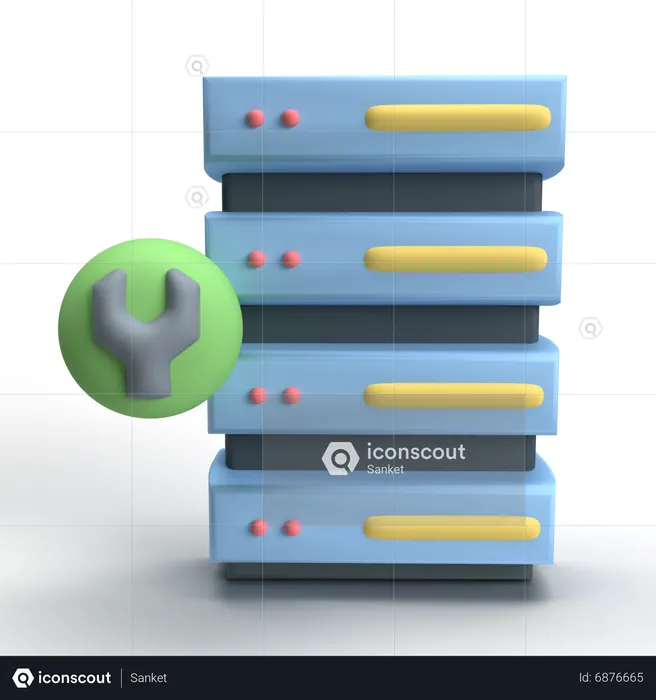 Server 3D Icon - Free Download Seo & Web 3D Icons | IconScout