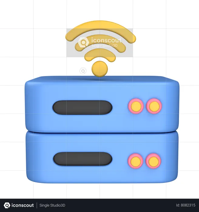 Smart Server 3D Icon - Free Download Science & Technology 3D Icons ...