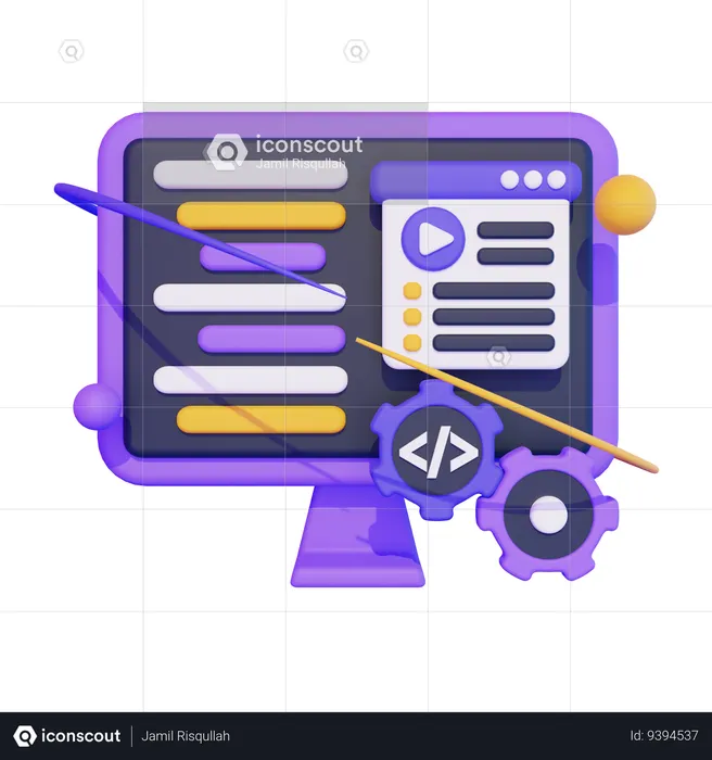 Software Development 3D Icon - Free Download Design & Development 3D Icons | IconScout