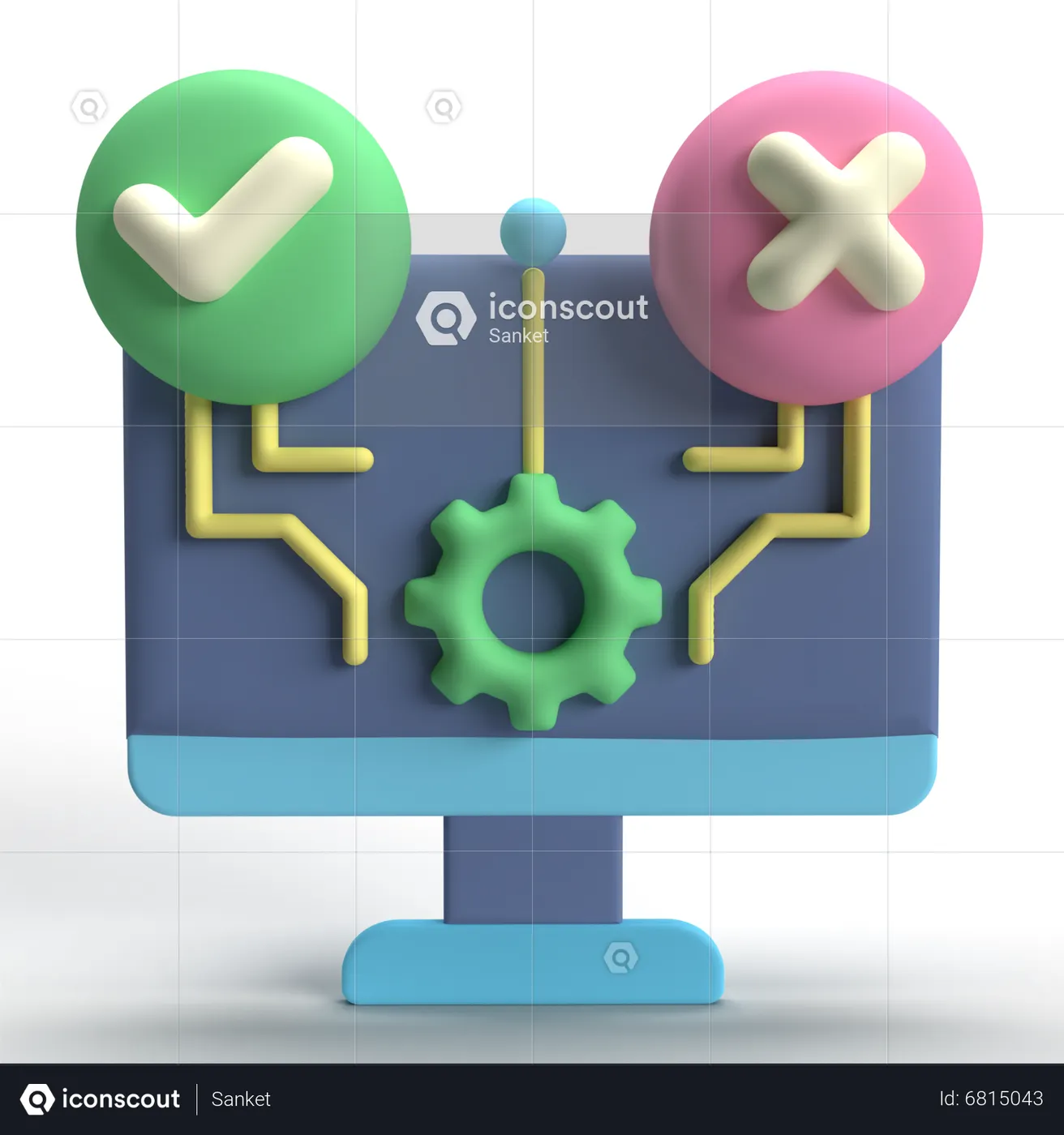 Software Testing 3D Icon - Free Download Science & Technology 3D Icons ...