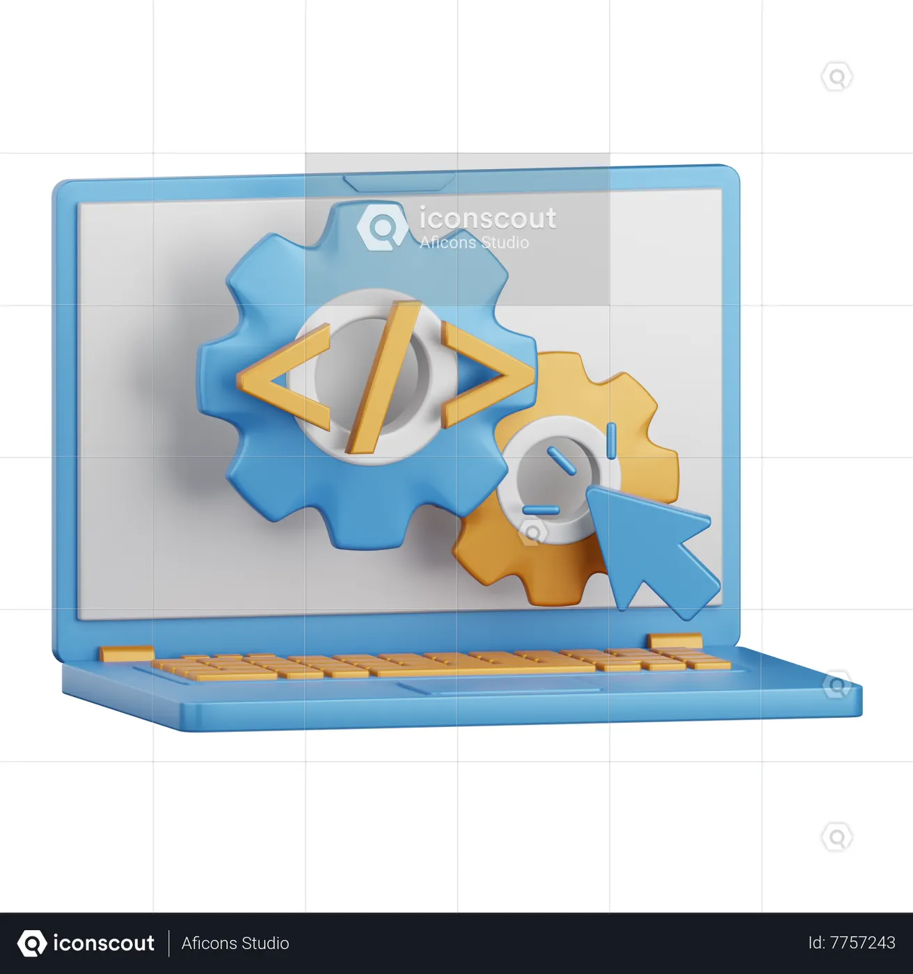 Software Testing 3D Icon - Free Download Design & Development 3D Icons ...