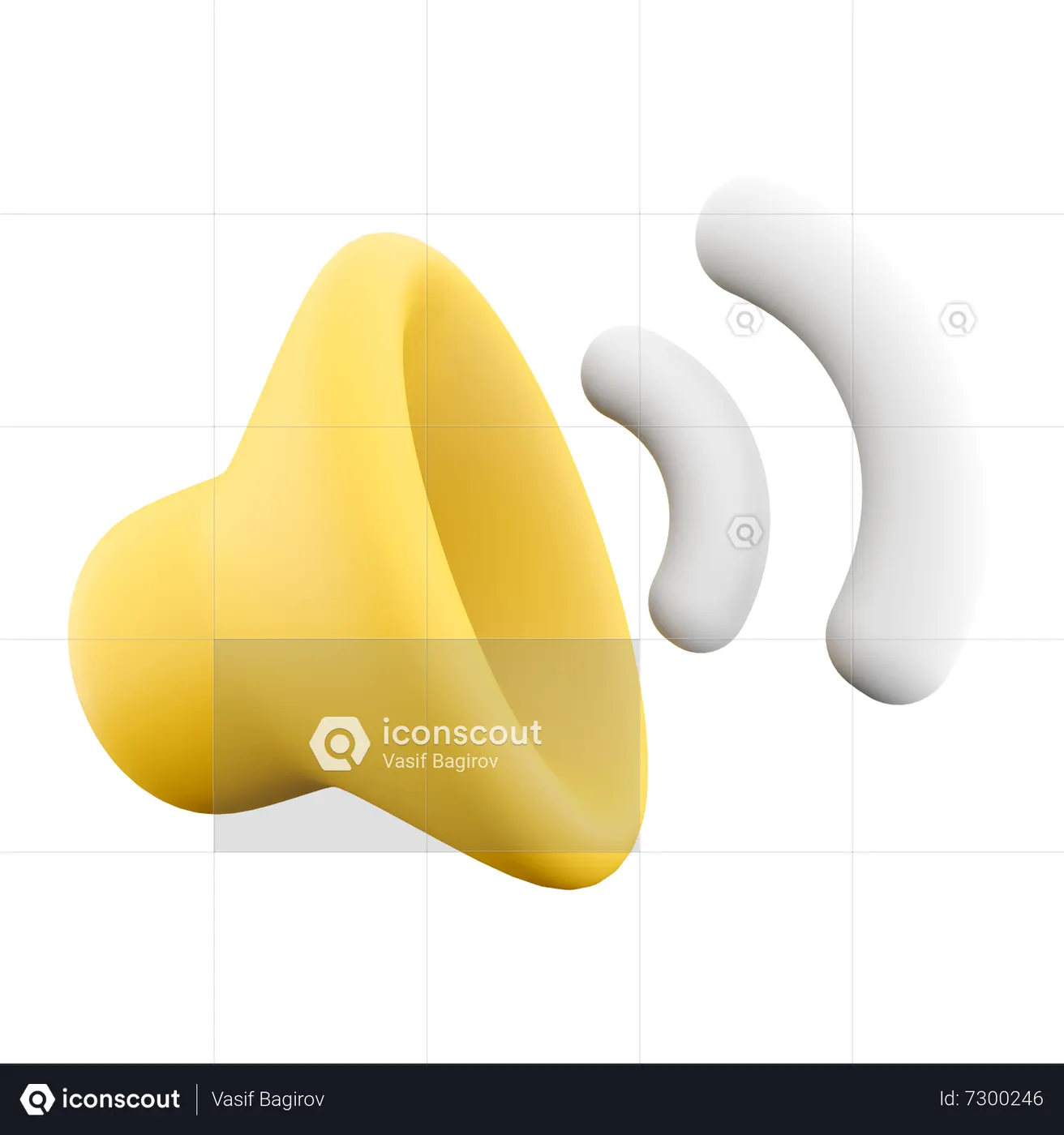 Sound 3D Icon - Free Download User Interface 3D Icons | IconScout