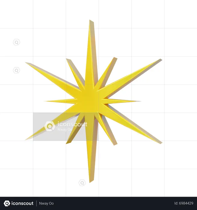 Sparkling Star 3D Icon - Free Download Miscellaneous 3D Icons | IconScout