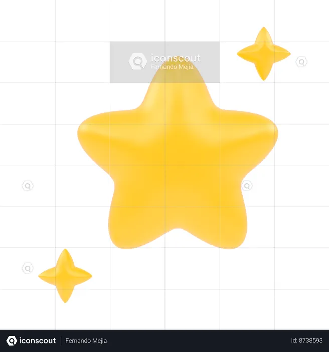 Star 3D Icon - Free Download Nature 3D Icons | IconScout