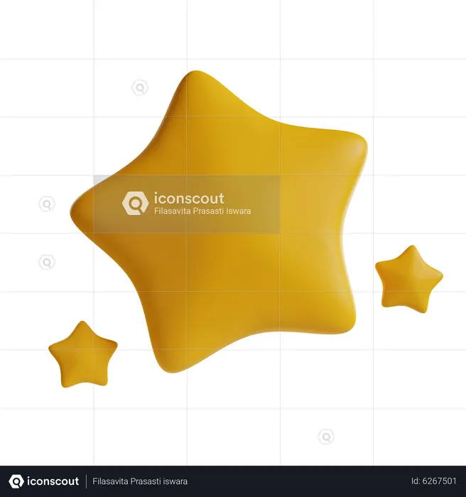 Star 3D Icon - Free Download Nature 3D Icons | IconScout