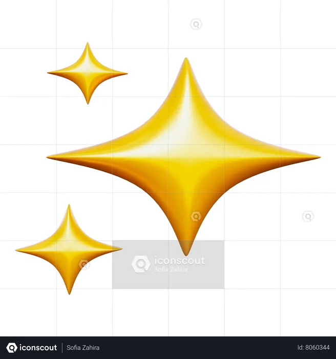 Stars 3D Icon - Free Download Nature 3D Icons | IconScout