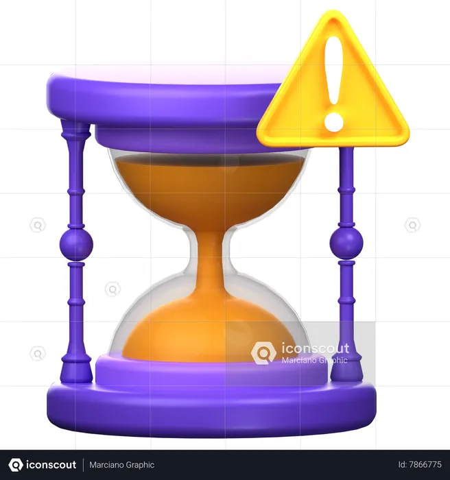 Timeout Warning 3D Icon download in PNG, OBJ or Blend format Timeout Warning 3D Icon download in PNG, OBJ or Blend format