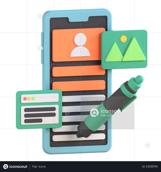 Ui Design 3D Icon - Free Download Design & Development 3D Icons | IconScout