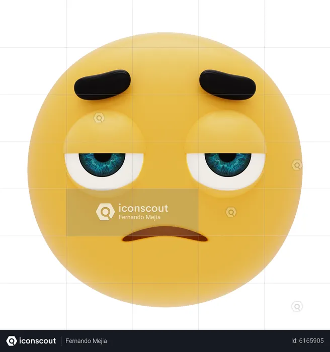 Unamused Emoji 3D Icon - Free Download Sign & Symbols 3D Icons | IconScout