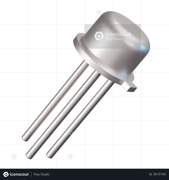 Uni Junction Transistor 3d Icon Download In Png Obj Or Blend Format