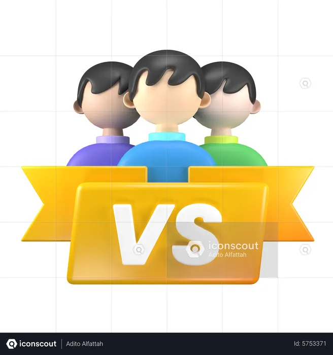 Versus 3D Icon - Free Download Miscellaneous 3D Icons | IconScout