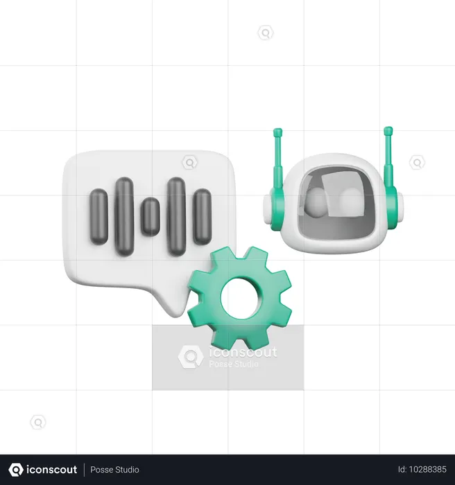 Voice Recognition 3D Icon - Free Download Science & Technology 3D Icons ...