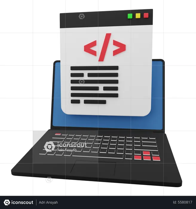 Web Coding 3D Icon - Free Download Design & Development 3D Icons | IconScout