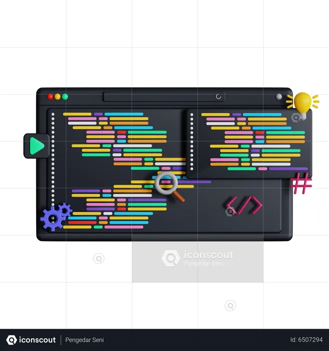 Web Coding 3D Icon - Free Download Seo & Web 3D Icons | IconScout