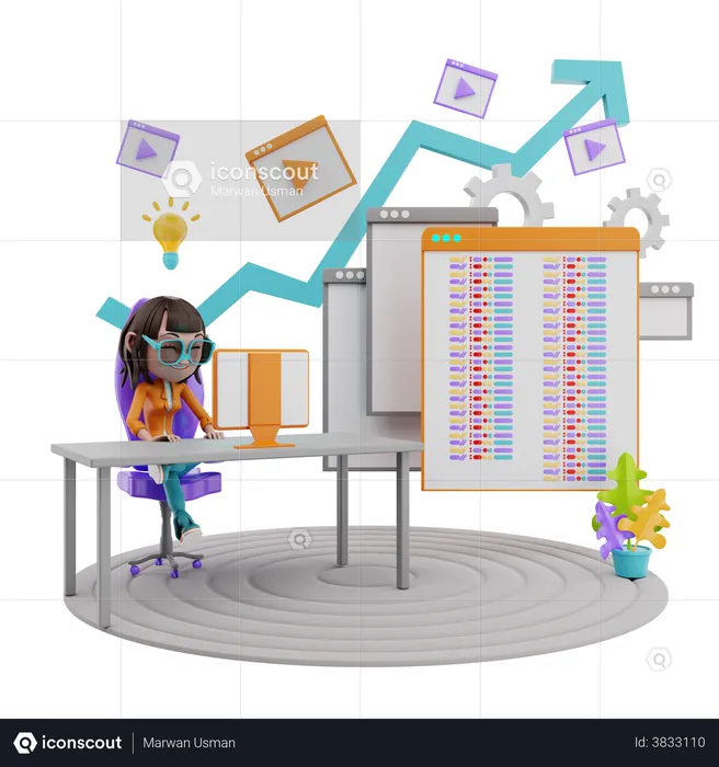 Web Designing 3D Illustration - Free Download Design & Development 3D Illustrations | IconScout