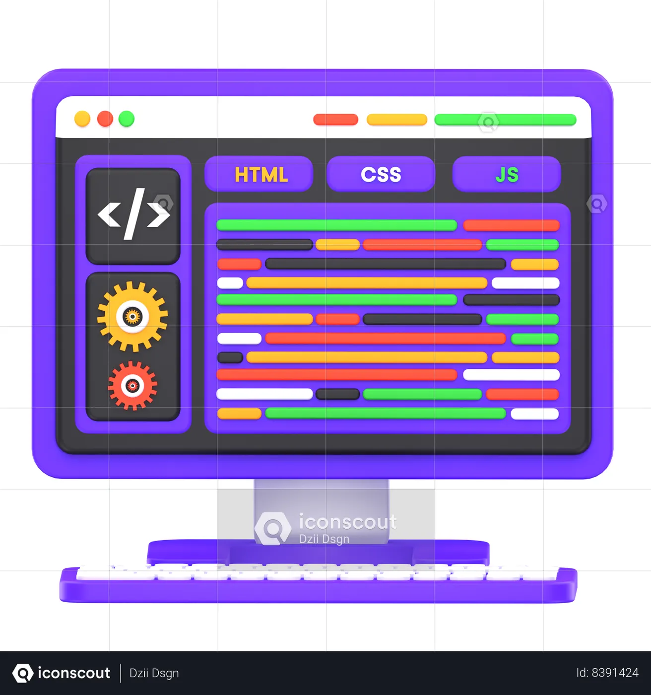 Web Development 3D Icon - Free Download Seo & Web 3D Icons | IconScout