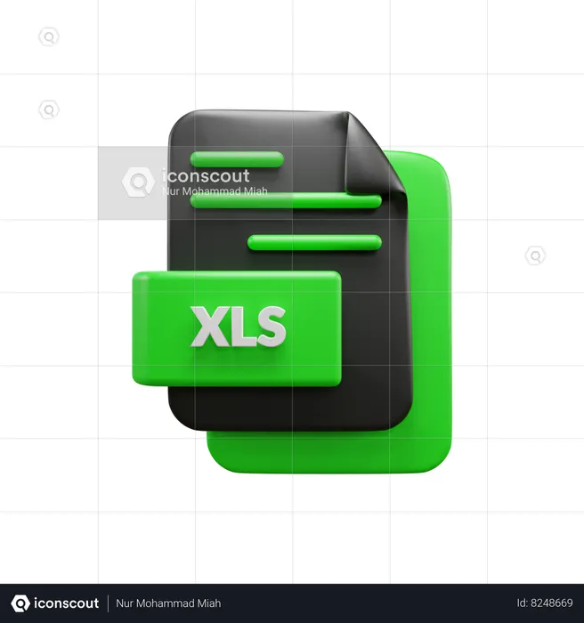 Xls File 3d Icon Free Download Files And Folders 3d Icons Iconscout