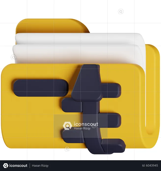 Zip Folder 3D Icon - Free Download Files & Folders 3D Icons | IconScout