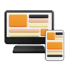 Adaptive Layout 3D Icon - Free Download Seo & Web 3D Icons | IconScout