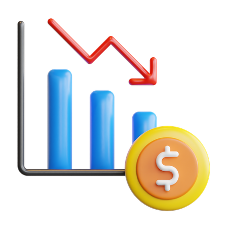 494 3D Decrease Dollar Illustrations - Free in PNG, BLEND, GLTF - IconScout