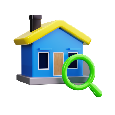 Home Search 3D Icons - Free Download in PNG, glTF