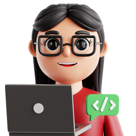 Programmer 3D Icons - Free Download in PNG, glTF