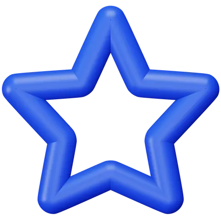Star 3D Icon download in PNG, OBJ or Blend format